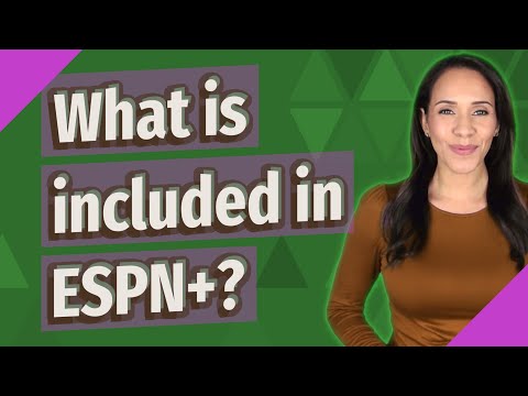 What is included in ESPN+?