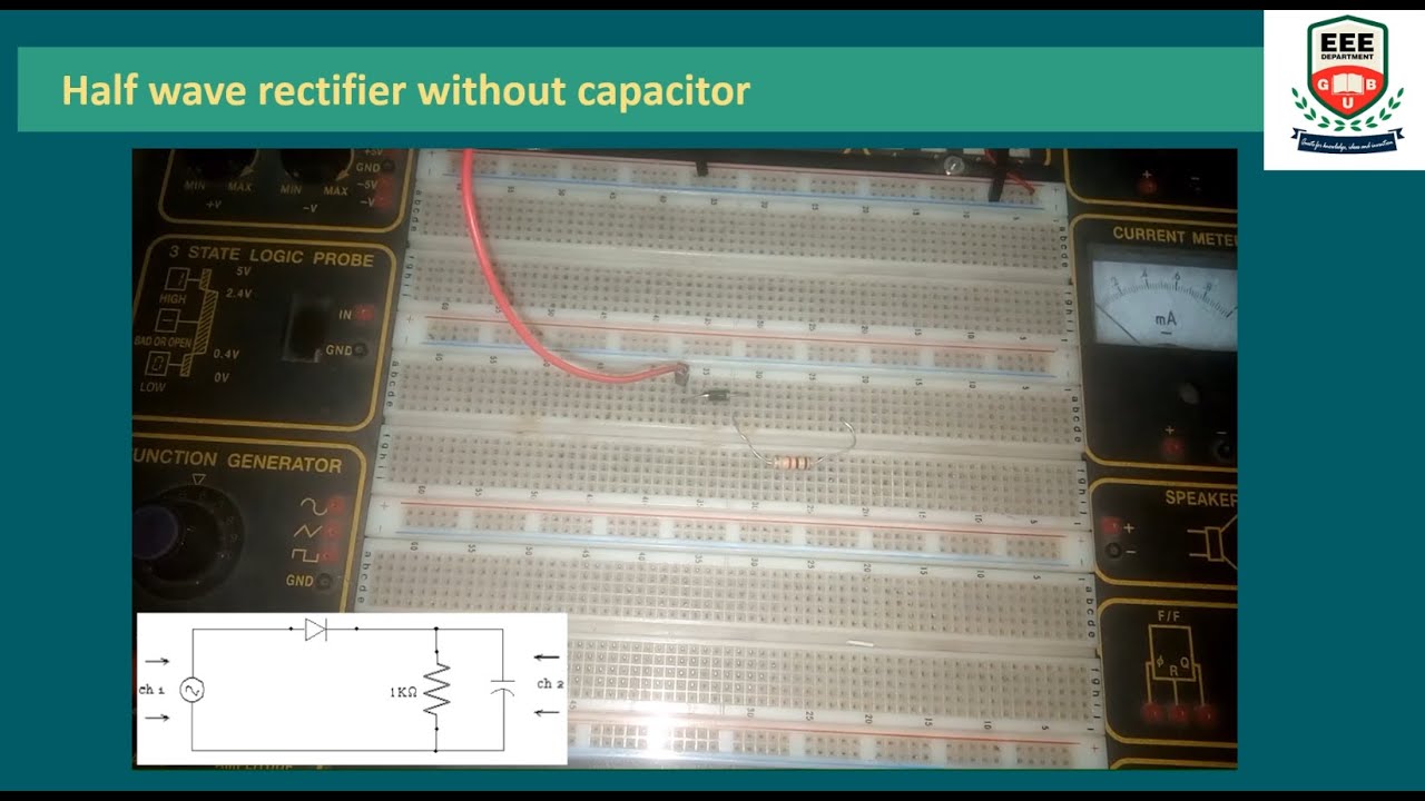 EEE 214| Electronics Lab| Exp. 2|  Study of diode rectifier circuits