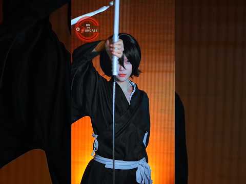 Kuchiki Rukia Cute Transition ❄️😍 Bleach Cosplay #shorts