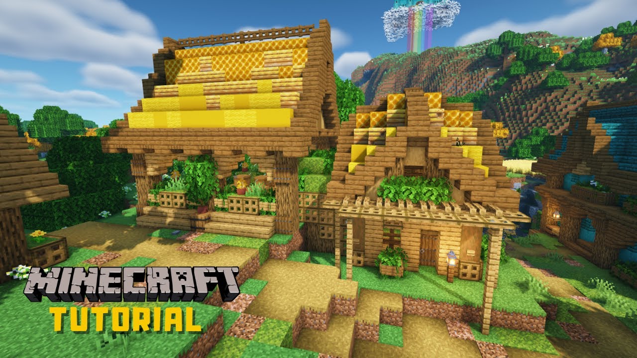 Minecraft Tutorial | Beekeeper House & Apiary