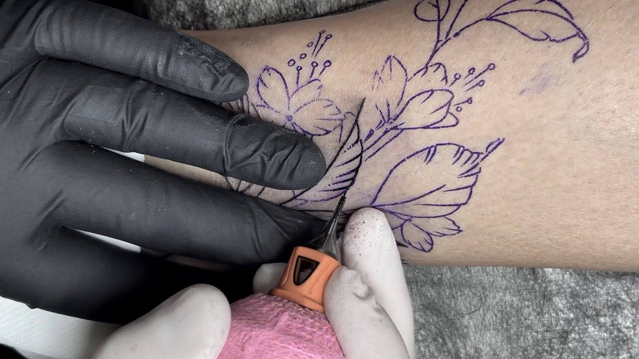 Small Flowers Tattoo