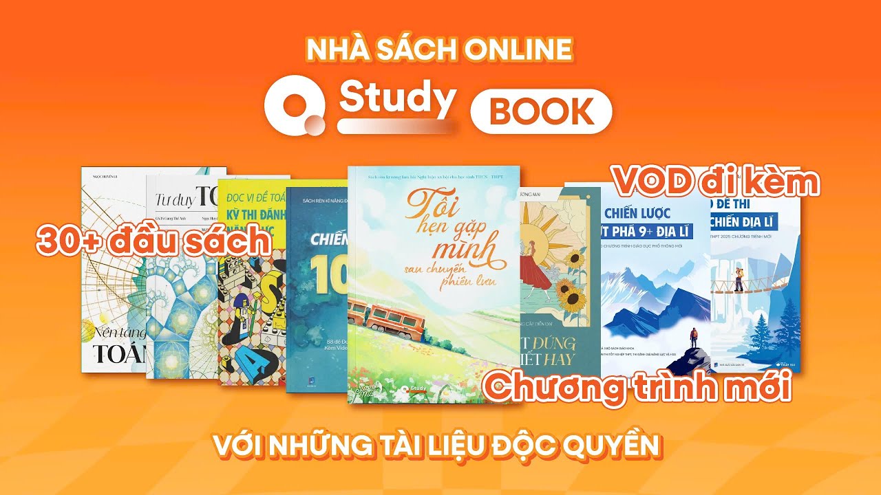 Luyện thi tốt nghiệp THPT cùng QANDA Study Book - Nhà sách online với ...