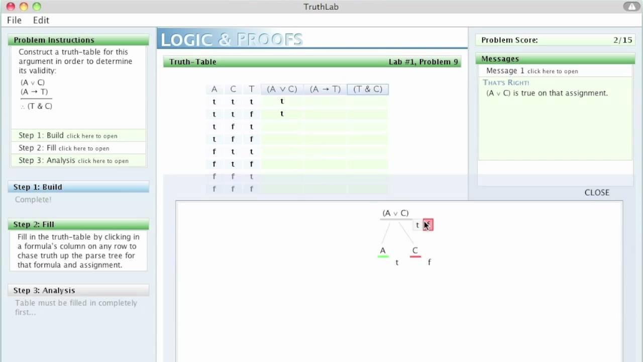 Logic & Proofs: The TruthLab