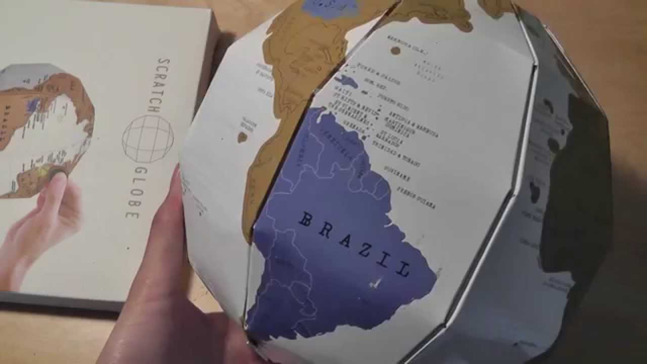 REVIEW: Luckies of London Scratch Globe 3D Model