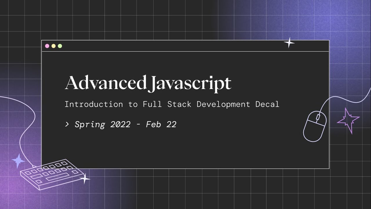Advanced Javascript | Lecture 5