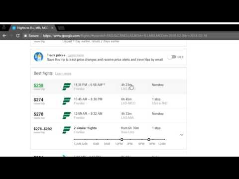 Using Google Flights: Searching Multiple Airports