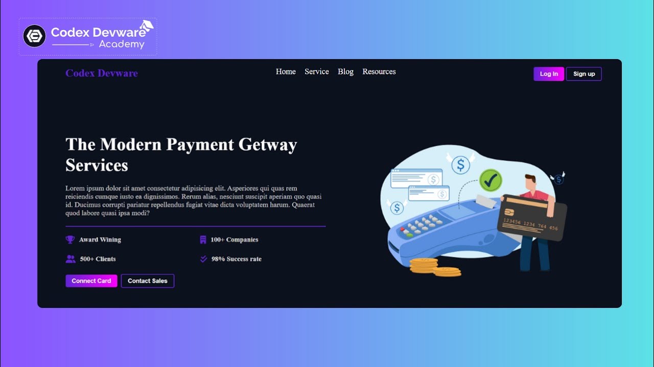 Build Your Own Payment Gateway Page: Web Design Tutorial - Codex Devware