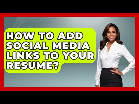 How To Add Social Media Links To Your Resume? - Job Success Network