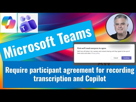 Teams: Consent for Recording & AI