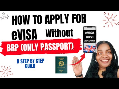 How to Apply for a UK eVisa With or Without a BRP (Passport Only) | Step-by-Step Guide