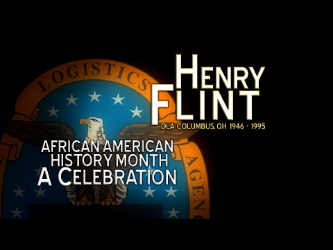 African American History Month, Henry Flint, DLA Columbus, 1946-1995 (YouTubeCap)