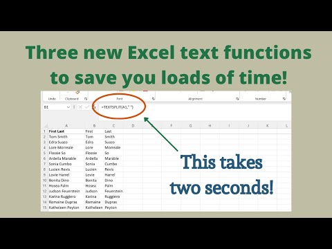 Excel's new text functions will save you loads of time!