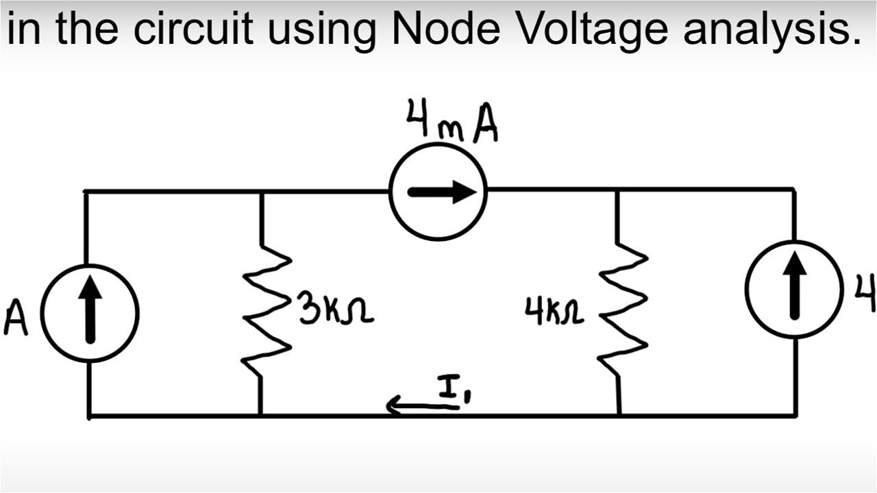 Node Voltage Method (Problem #4 )