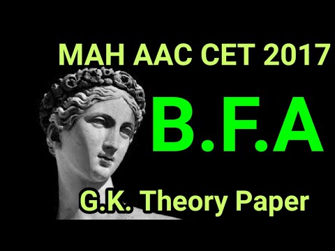 BFA Entrance Exam General knowledge theory / BFA Painting / BFA Applied art Admission CET ShashiKant