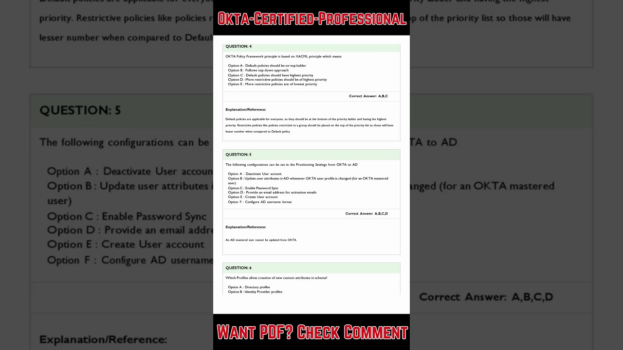 Okta Certified Professional Hands-On Configuration Exam for OIE Okta-Certified-Professional