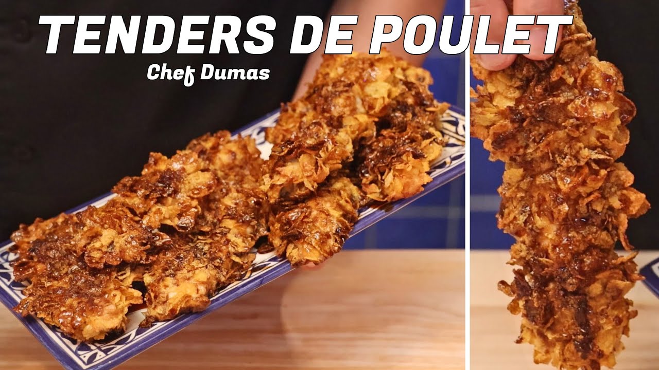 TENDERS DE POULET ULTRA CROUSTILLANTS AU FOUR | Une recette facile et plus rapide qu'au fast food