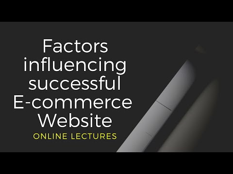 E-Commerce | Factors influencing successful Ecommerce website (Mal) | BBA | BCA | Calicut University