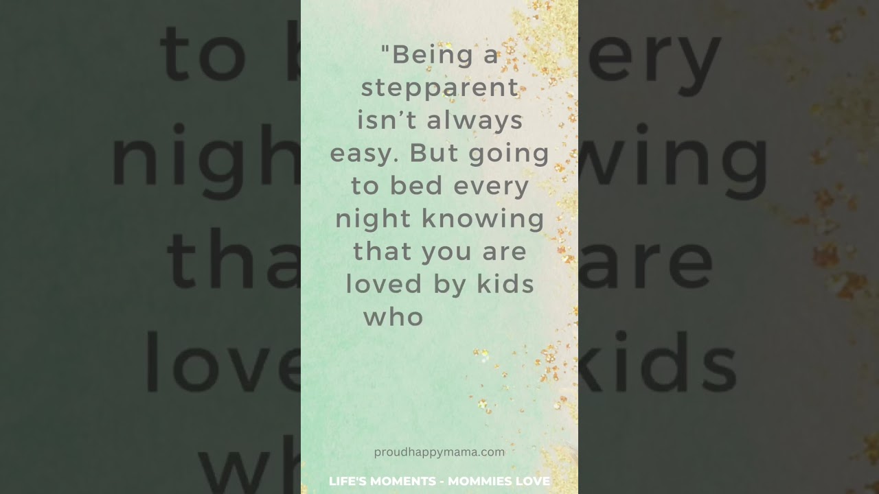 Being a stepparent isn’t always easy.💚 #motherhood #stepmom #stepdad #stepparent