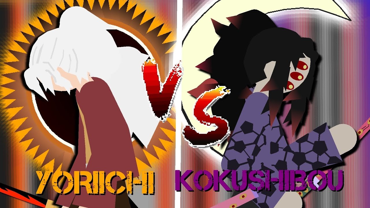 YORIICHI VS KOKUSHIBO [STICK NODES PRO]DEMON SLAYER ANIMATION
