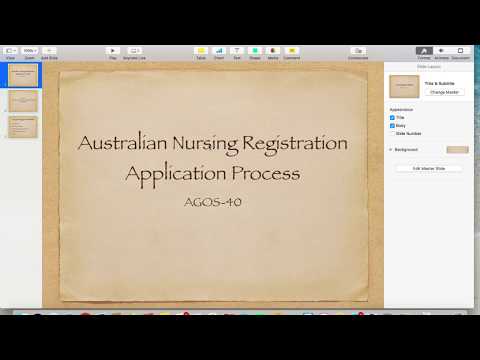 Australia nursing registration AGOS 40 form filling and submission for overseas nurses