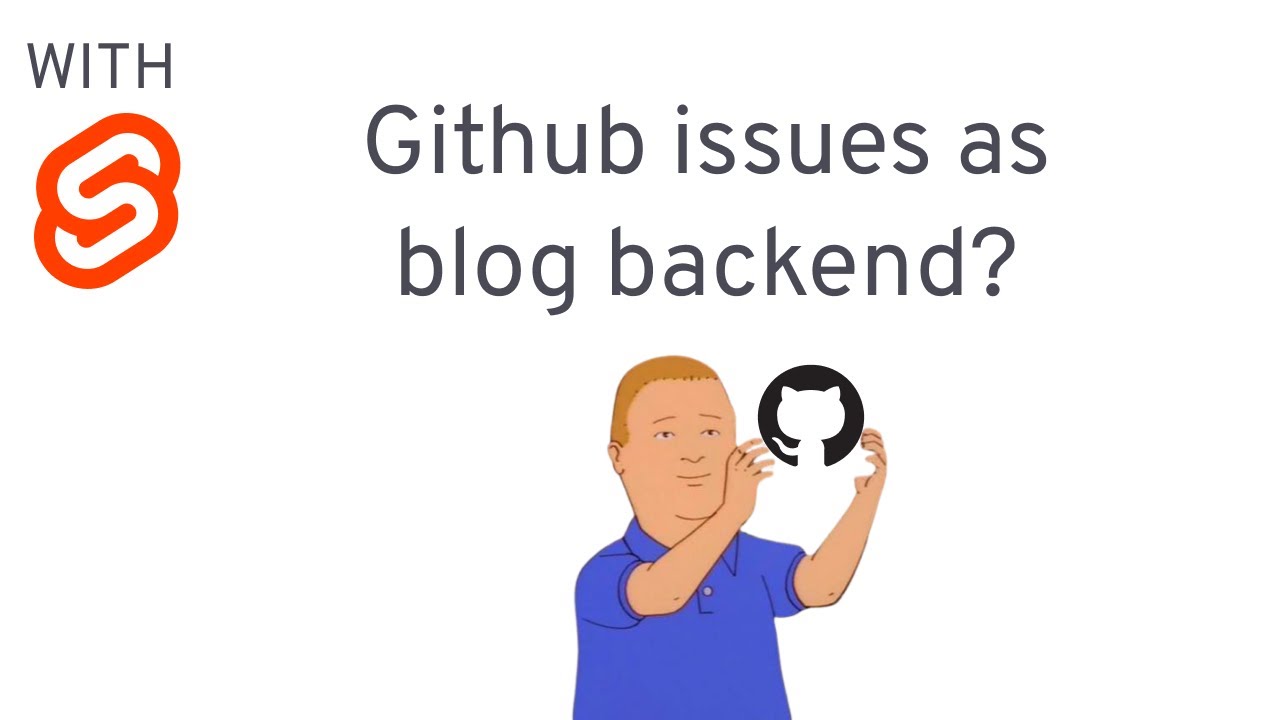 Github issues as CMS?
