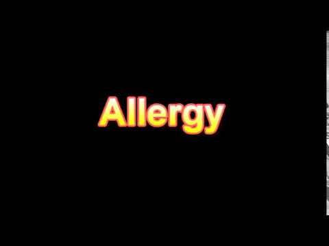 What Is The Definition Of Allergy (Medical Dictionary Online)