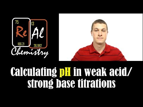 How to find pH in a weak acid titration - Real Chemistry
