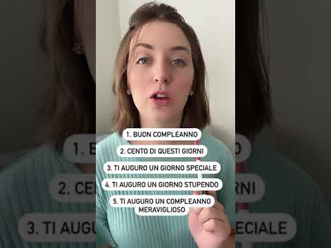5 Ways To Say “Happy Birthday” In Italian #shorts