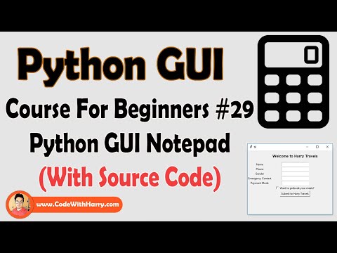 Learn Creating a GUI Notepad In Tkinter | Python Tkinter GUI Tutorial In Hindi 29 - Mind Luster