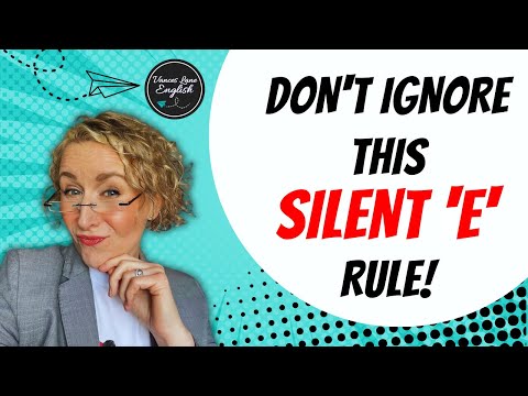 Silent letter E Words in English #englishpronunciation #learningenglish #english #spelling