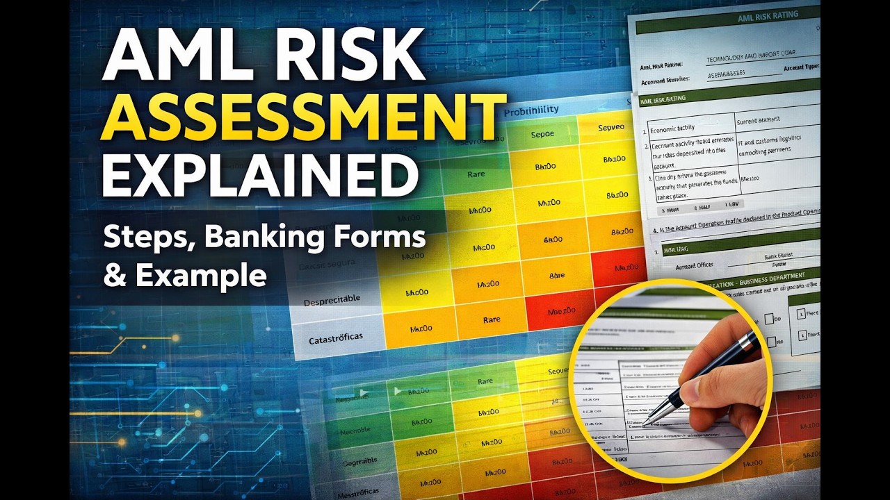 AML Risk Assessment Explained | Steps, Banking Forms, and Practical Example