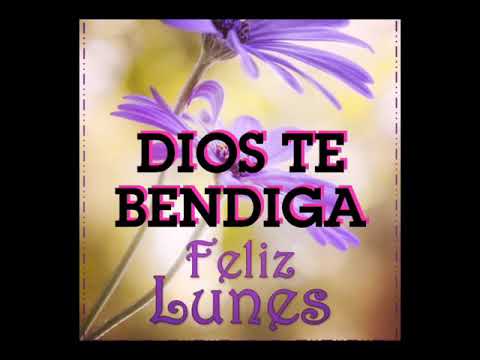 Feliz lunes y Dios te bendiga
