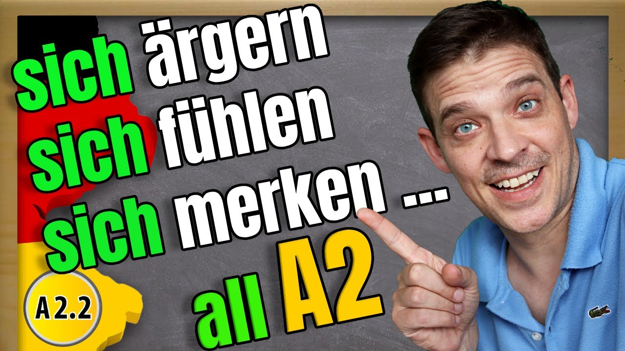 ALL A2 German Reflexive Verbs WITH example sentences