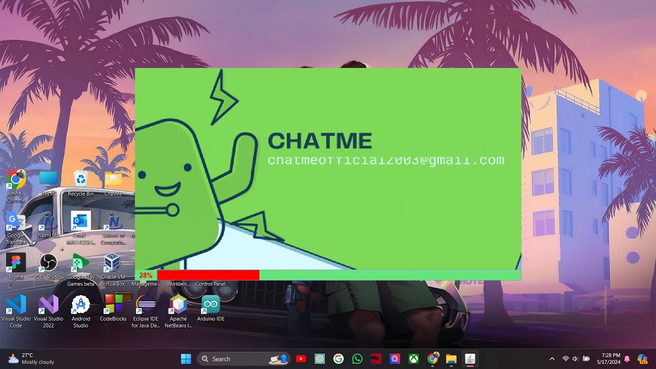 ChatMe | Simple Chatting Application | Java Project