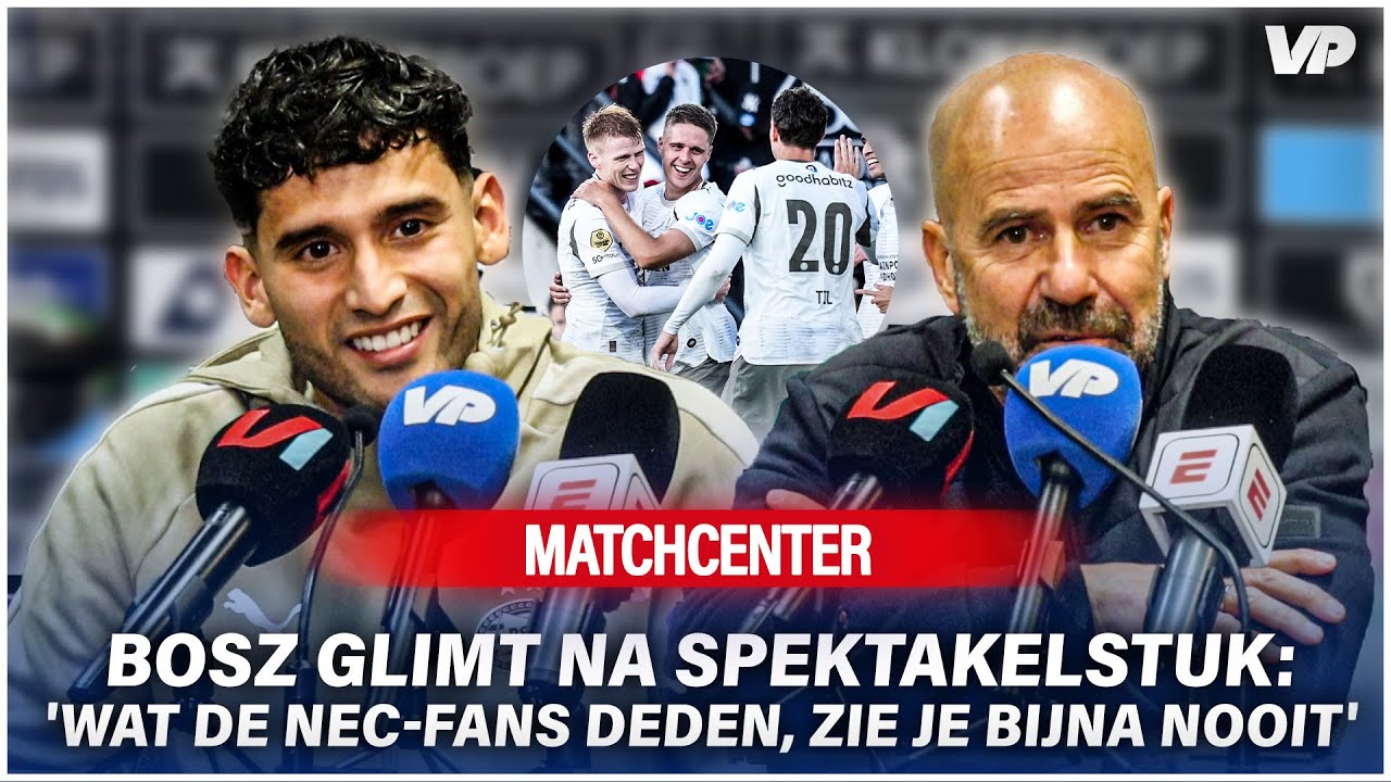 Bosz glimt na spektakelstuk: 'Wat NEC-fans deden, zie je bijna nooit'