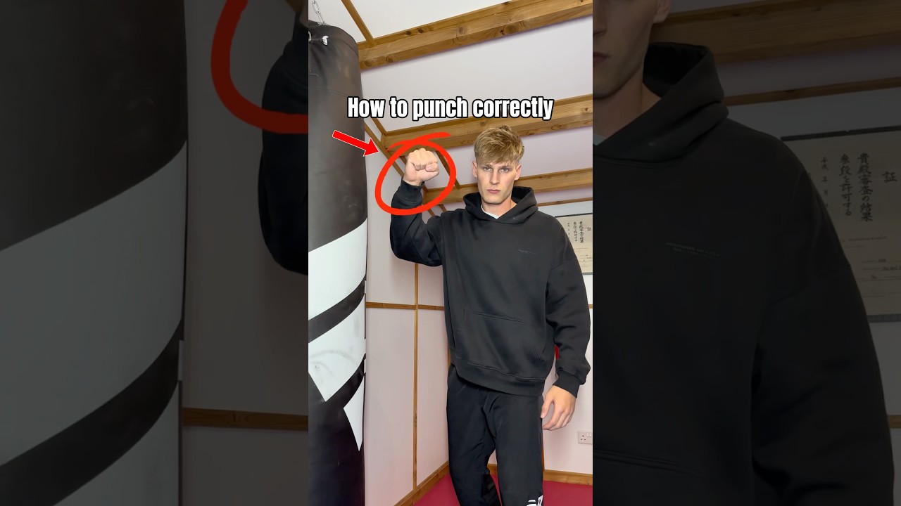 How to punch correctly…