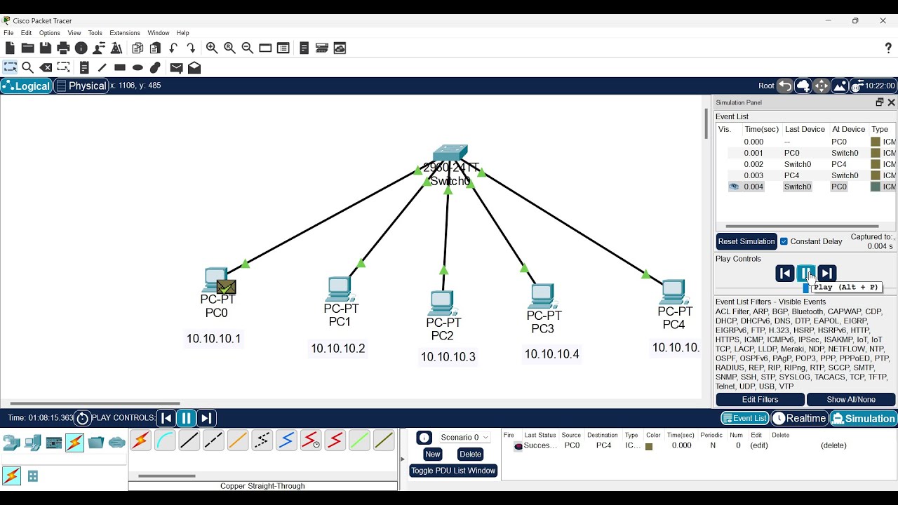 How to configure Switch in Cisco Packet Tracer | Computer Network | DCCN