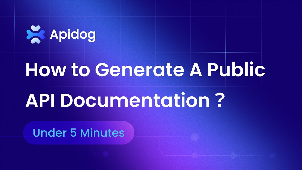 How to Generate A Public API Documentation [Under 5 Minutes Guide]