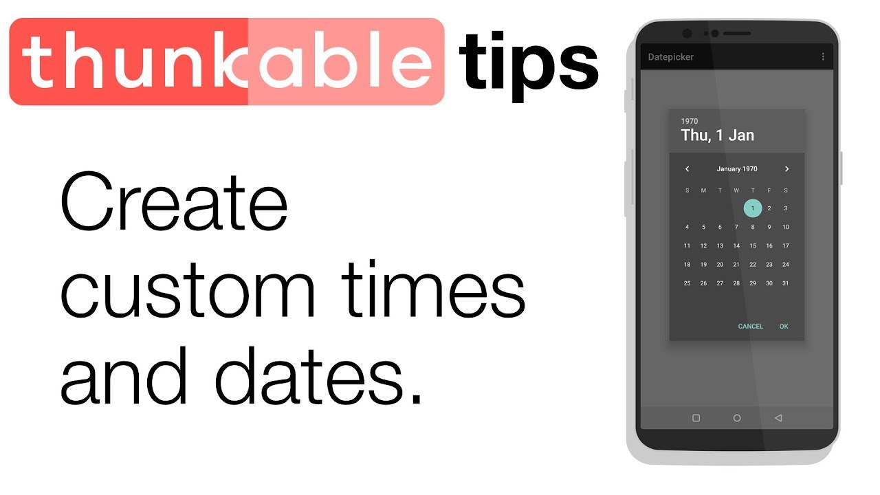 Thunkable Basics: Custom Date Format