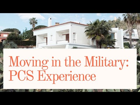 Moving in the Military: PCS experience
