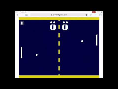 Playing retro ping pong