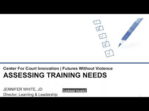 Domestic Violence Train-the-Trainer Resources - Needs Assessment