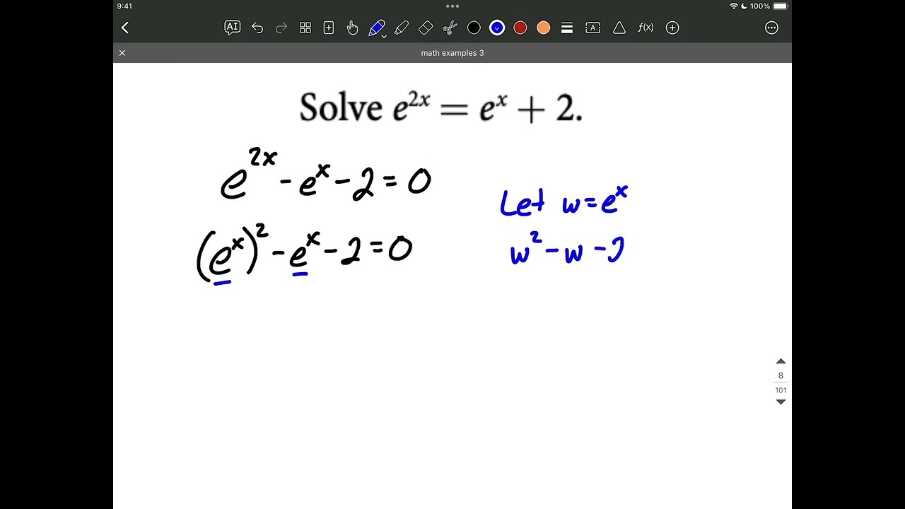 solving exponential equation using factoring