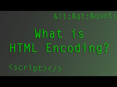 008: What is HTML Encoding?