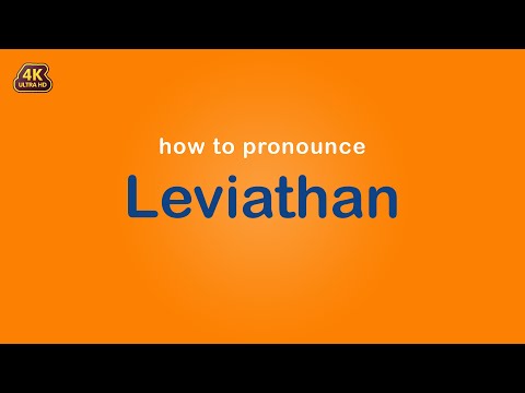 how to pronounce Leviathan