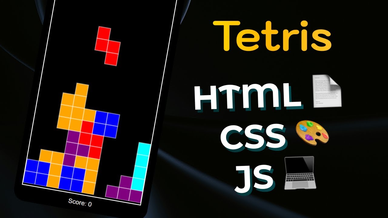 🎮 Build Your Own Tetris Game with HTML, CSS, and JavaScript | Step-by-Step Tutorial