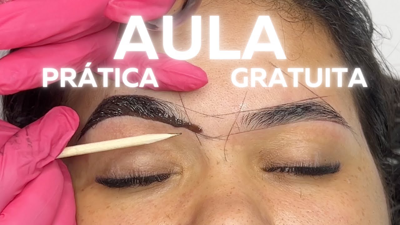AULA PRÁTICA- Design de Sobrancelha com Henna Pigmentada