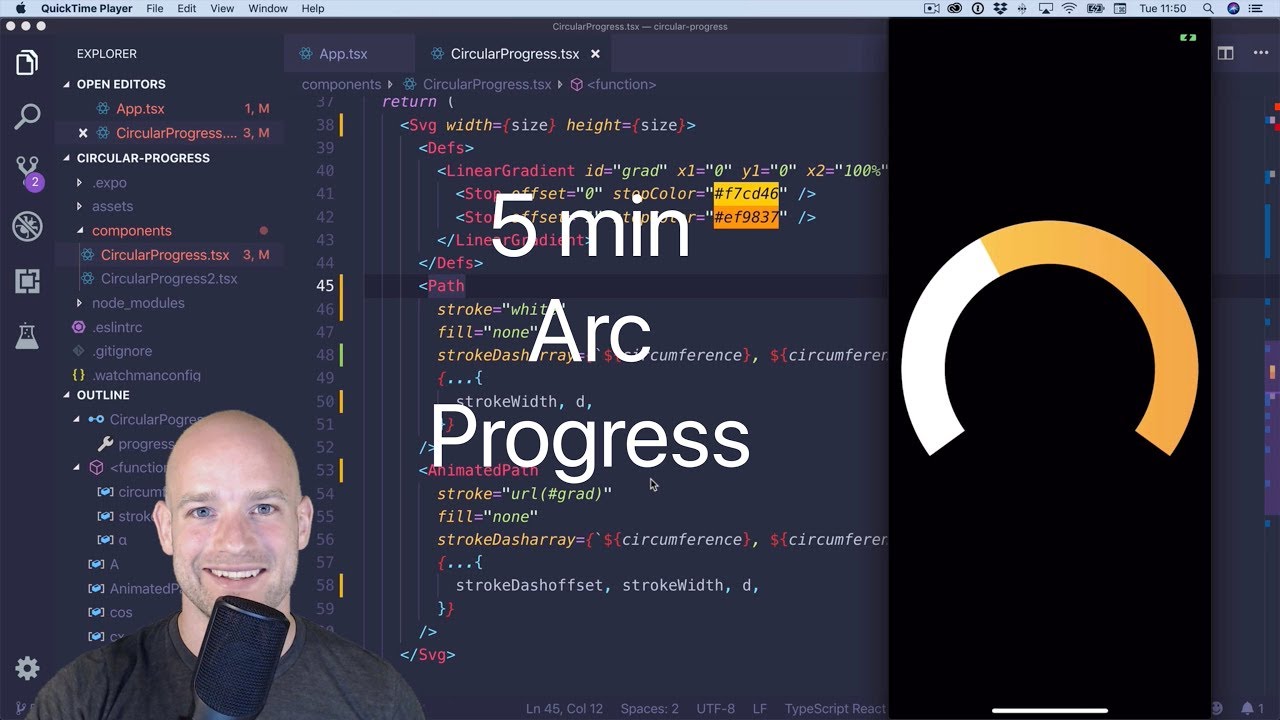 The 5-minute React Native Arc Progress