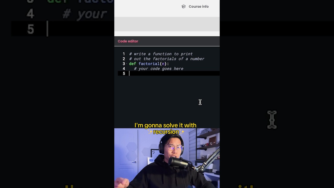 Another easy question challenge #computerscience #coding #apcs #stem #recursion #python