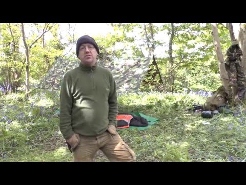 Woodland overnight wild camp with gear review.